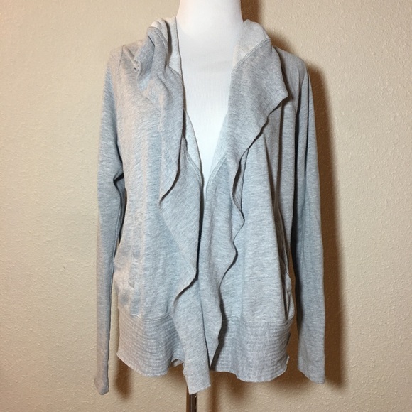 Seven7 | Sweaters | Melissa Mccarthy Seven7 Grey Open Front Cardigan ...